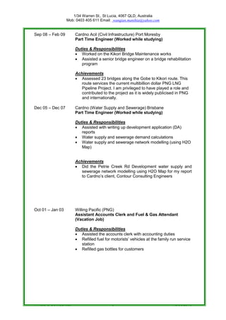 WangianResume5 | PDF