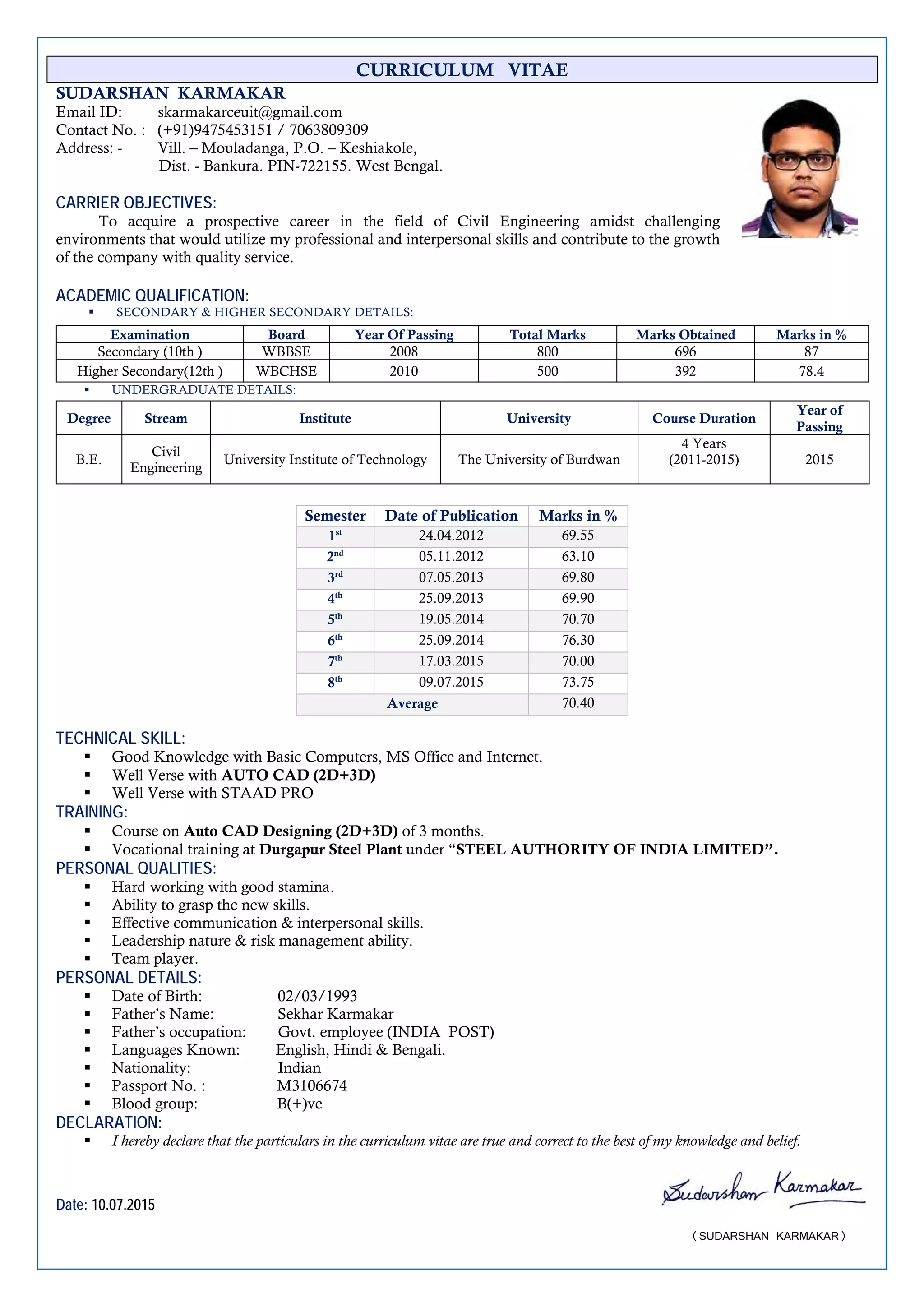 Curriculum Vitae | PDF