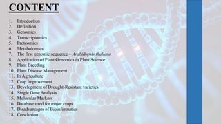 431 Bioinformatics approaches and its application in plant science.pptx