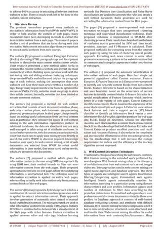 Study on Web Content Extraction Techniques | PDF