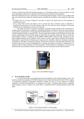 RT-lab based real-time simulation of flywheel energy storage system ...