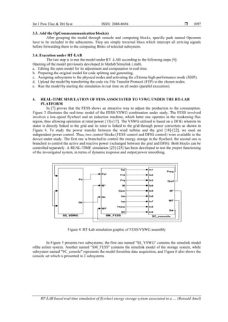 RT-lab based real-time simulation of flywheel energy storage system associated to a variable ...