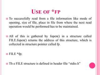 File Handling in c.ppt | Programming Languages | Computing