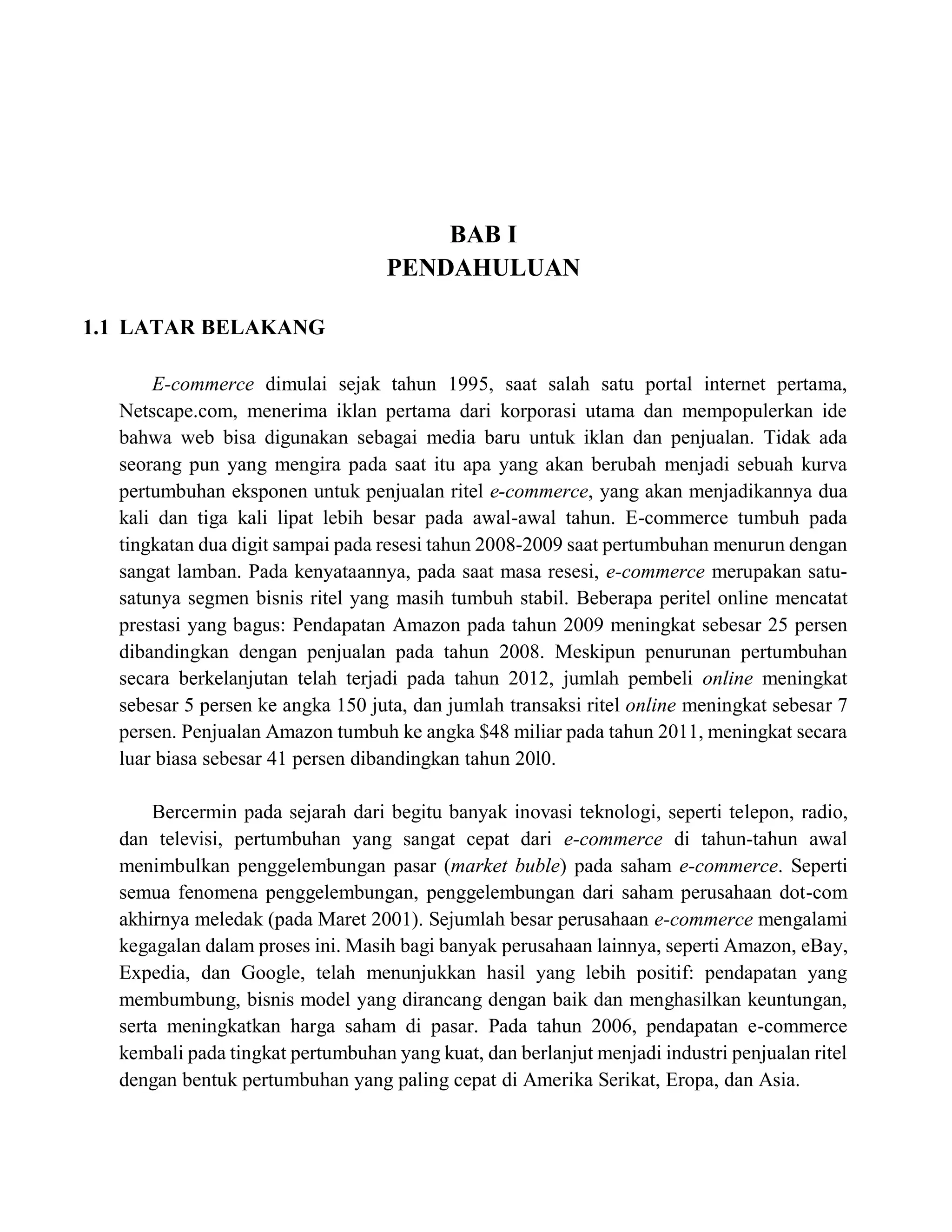 E-COMMERCE: PASAR DIGITAL DAN BARANG DIGITAL | PDF
