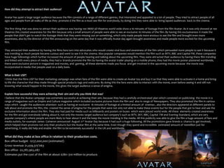 4,3,2,1 & Avatar Campaign Comparison | PPTX | Video Production ...