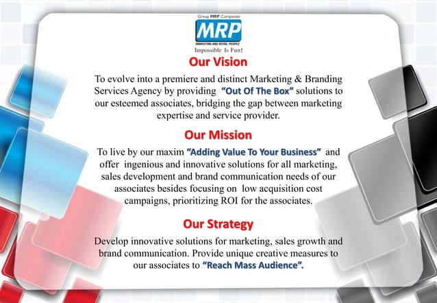 Group MRP Companies - Company Profile | PPT