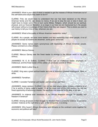 Africans at the Crossroads: African World Revolution-Dr. John Henrik ...