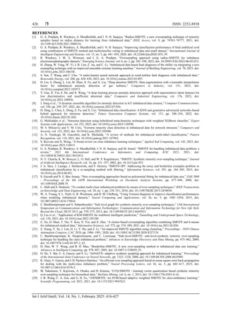 Weighted nearest neighbors and radius oversampling for imbalanced data classification | PDF