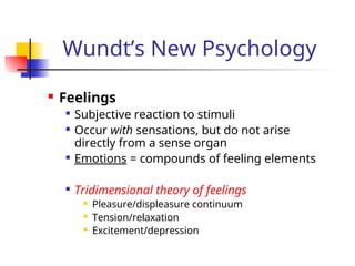 Foundation of psychology, history of Wilhelm Wundt | PPT