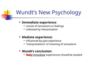Foundation of psychology, history of Wilhelm Wundt | PPT