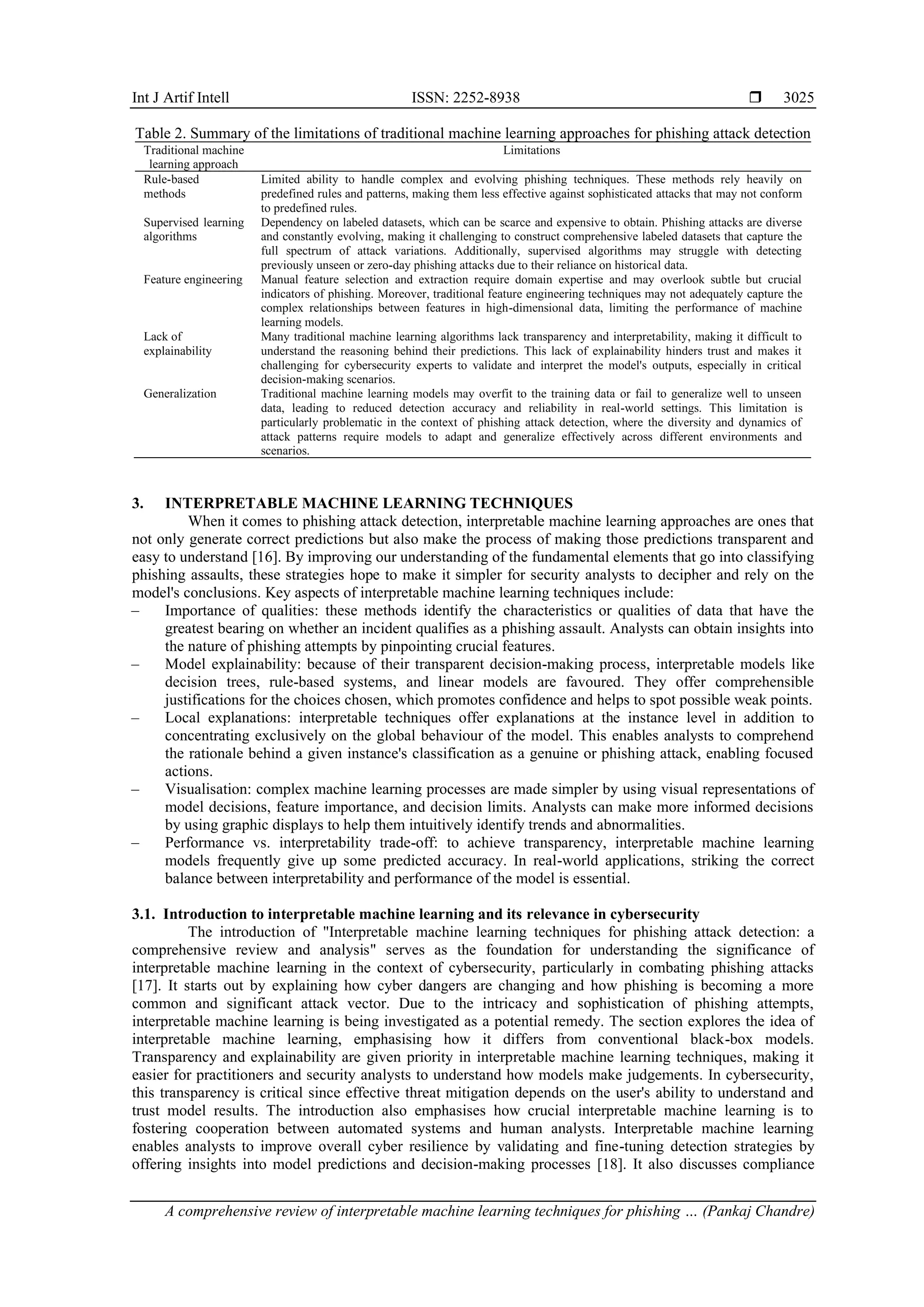 A comprehensive review of interpretable machine learning techniques for phishing attack ...