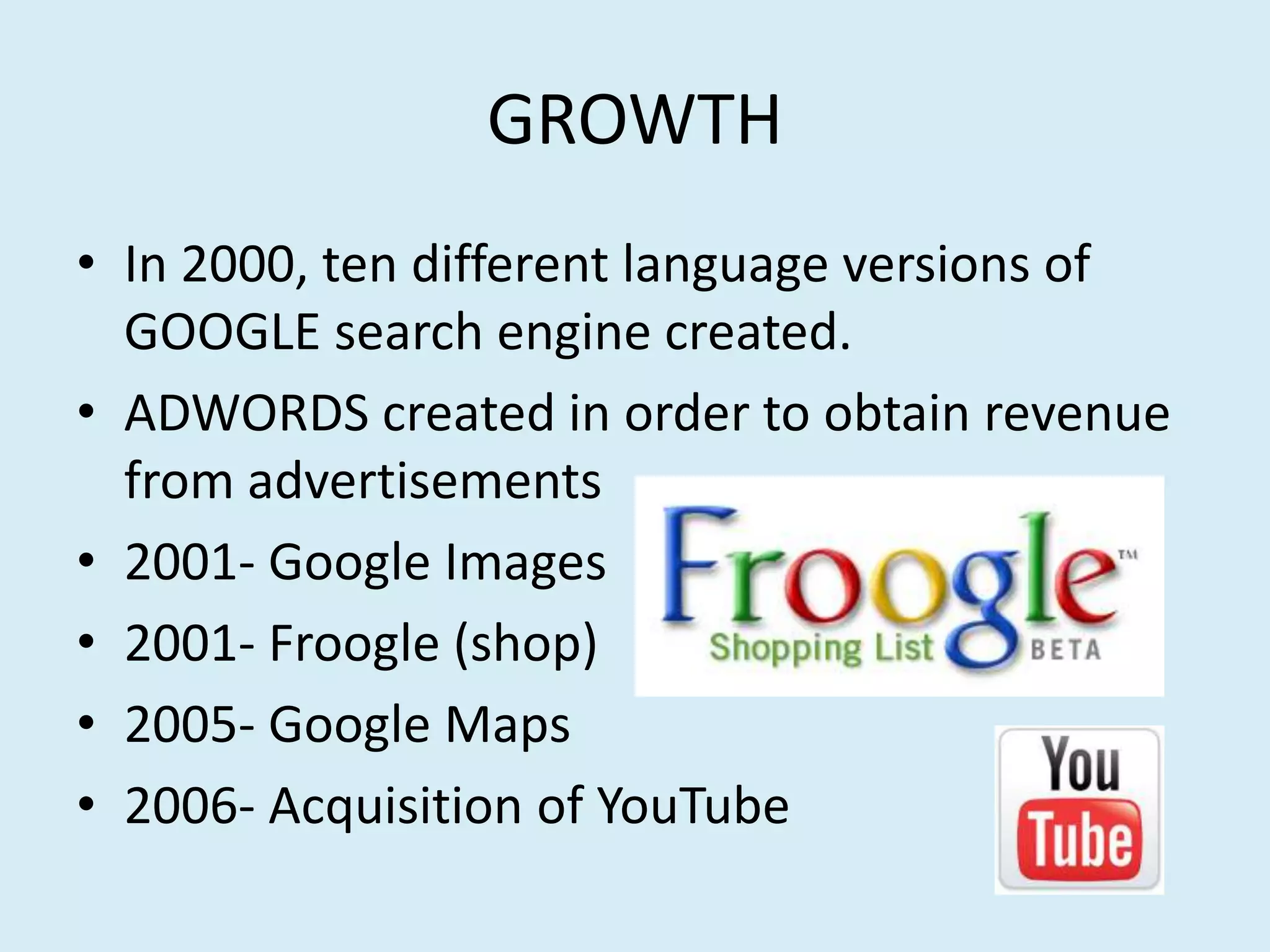 Google 'Case Study' | PPTX | Search | Internet
