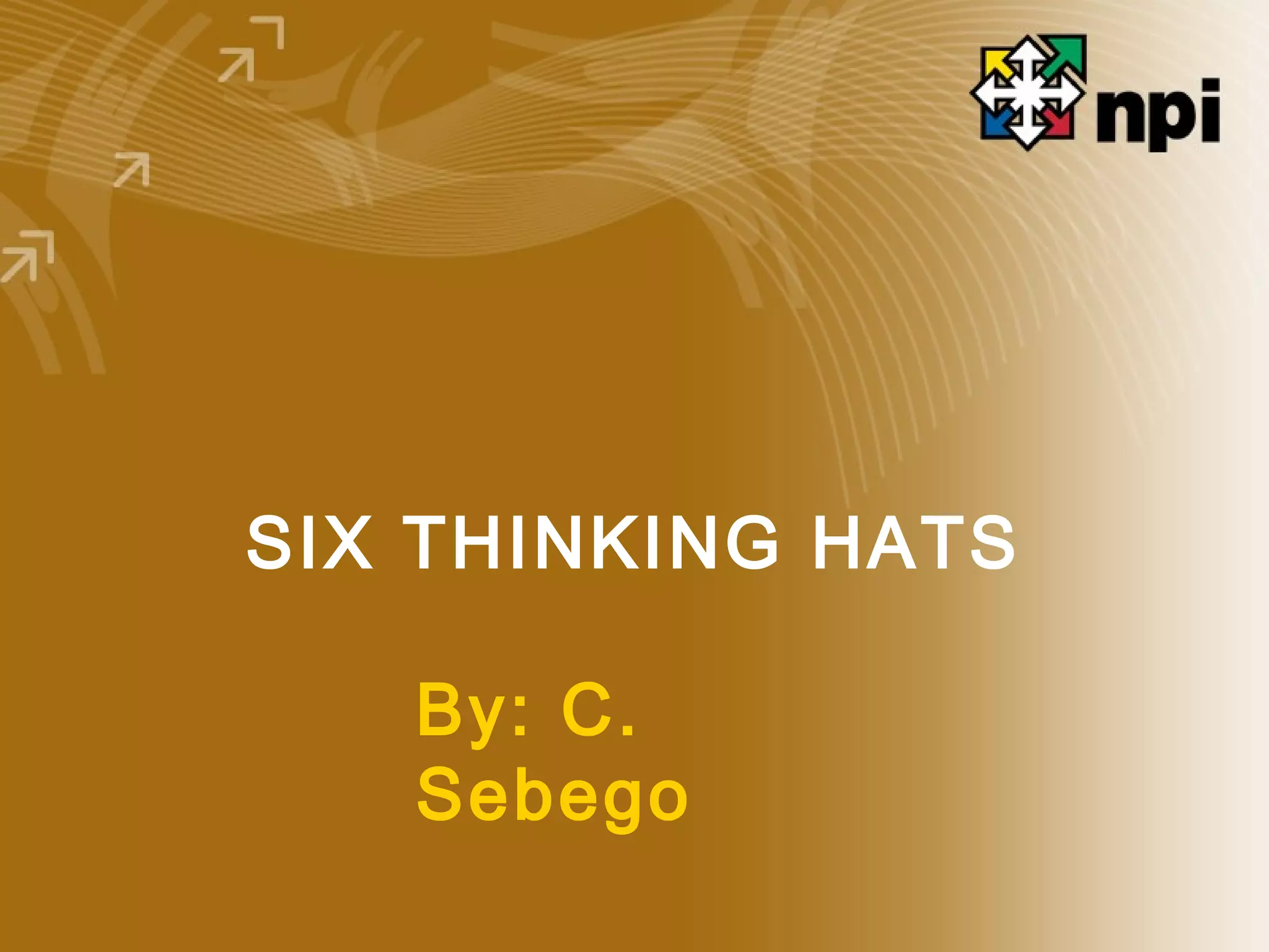 Six thinking hats.PPT