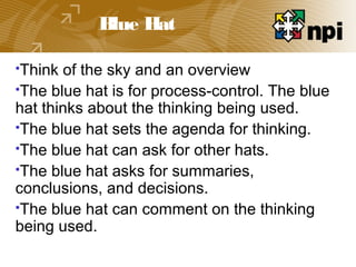Six thinking hats.PPT