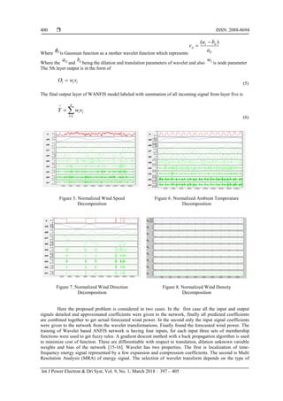 Very-Short Term Wind Power Forecasting through Wavelet Based ANFIS | PDF | Free Download