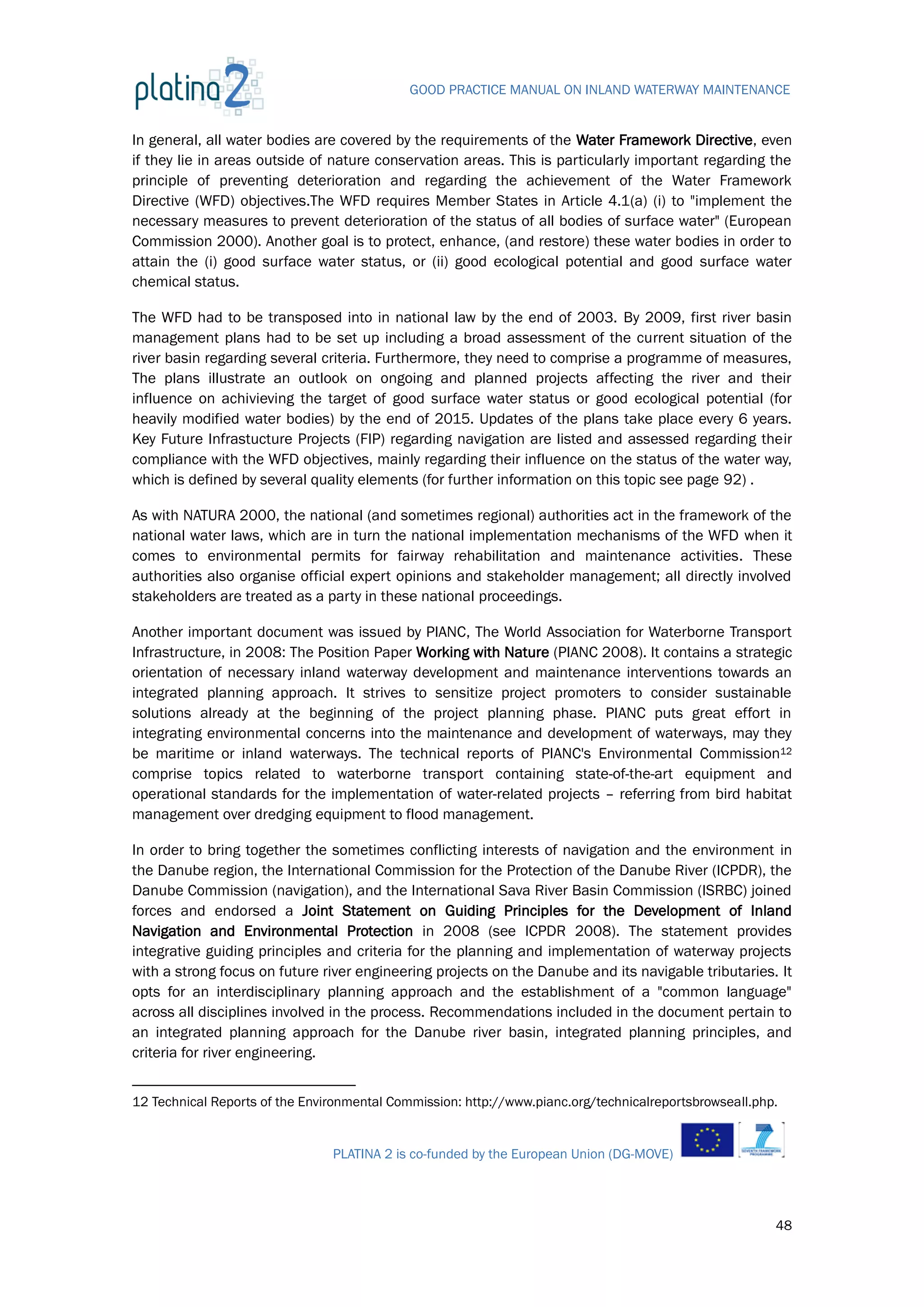 PLATINA 2_Manual on Waterway Maintenance_final | PDF