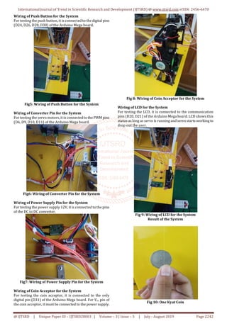 Coin Acceptor Based Vending Machine using Microcontroller | PDF