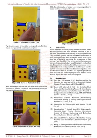 Coin Acceptor Based Vending Machine using Microcontroller | PDF