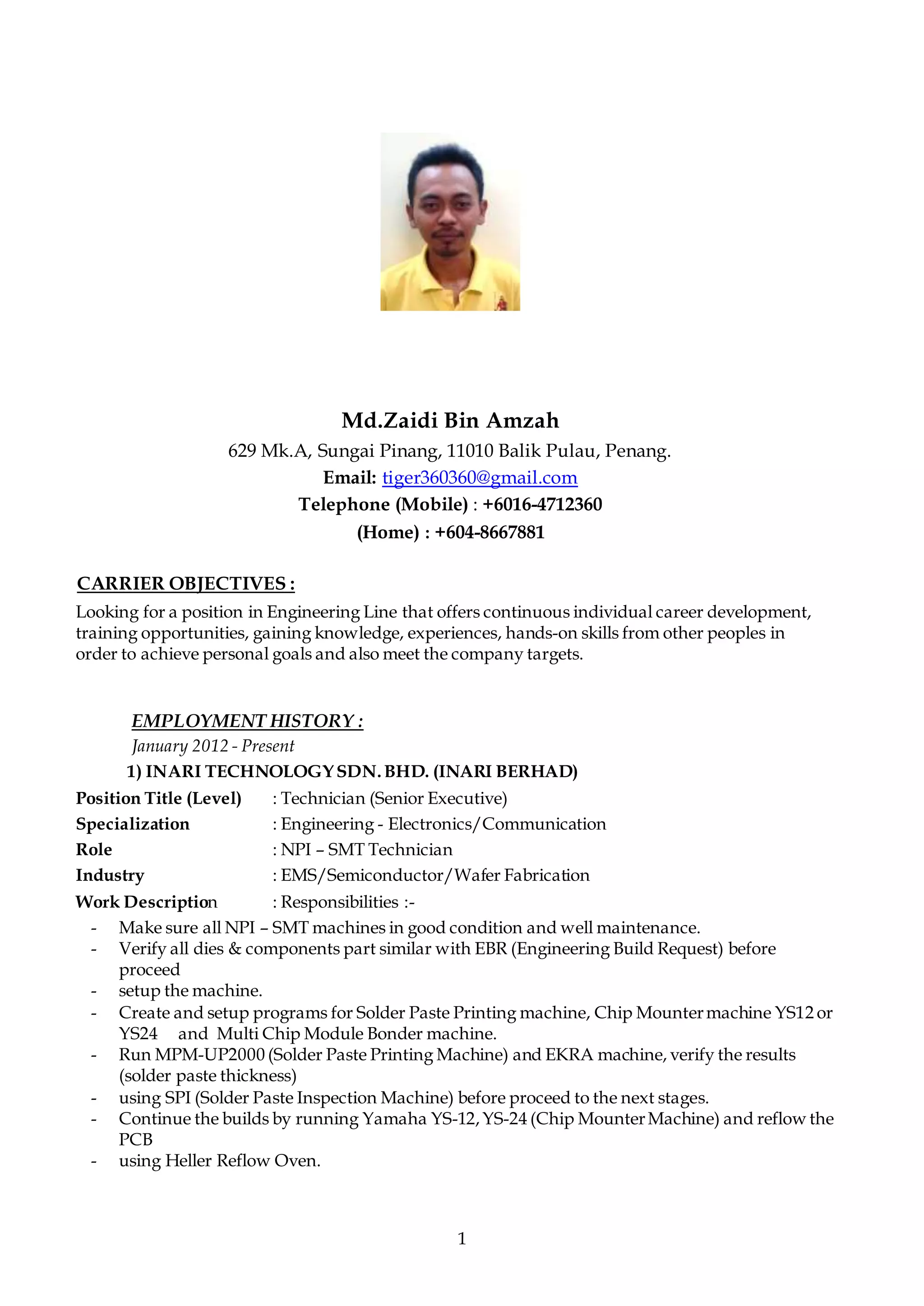 My resume | PDF