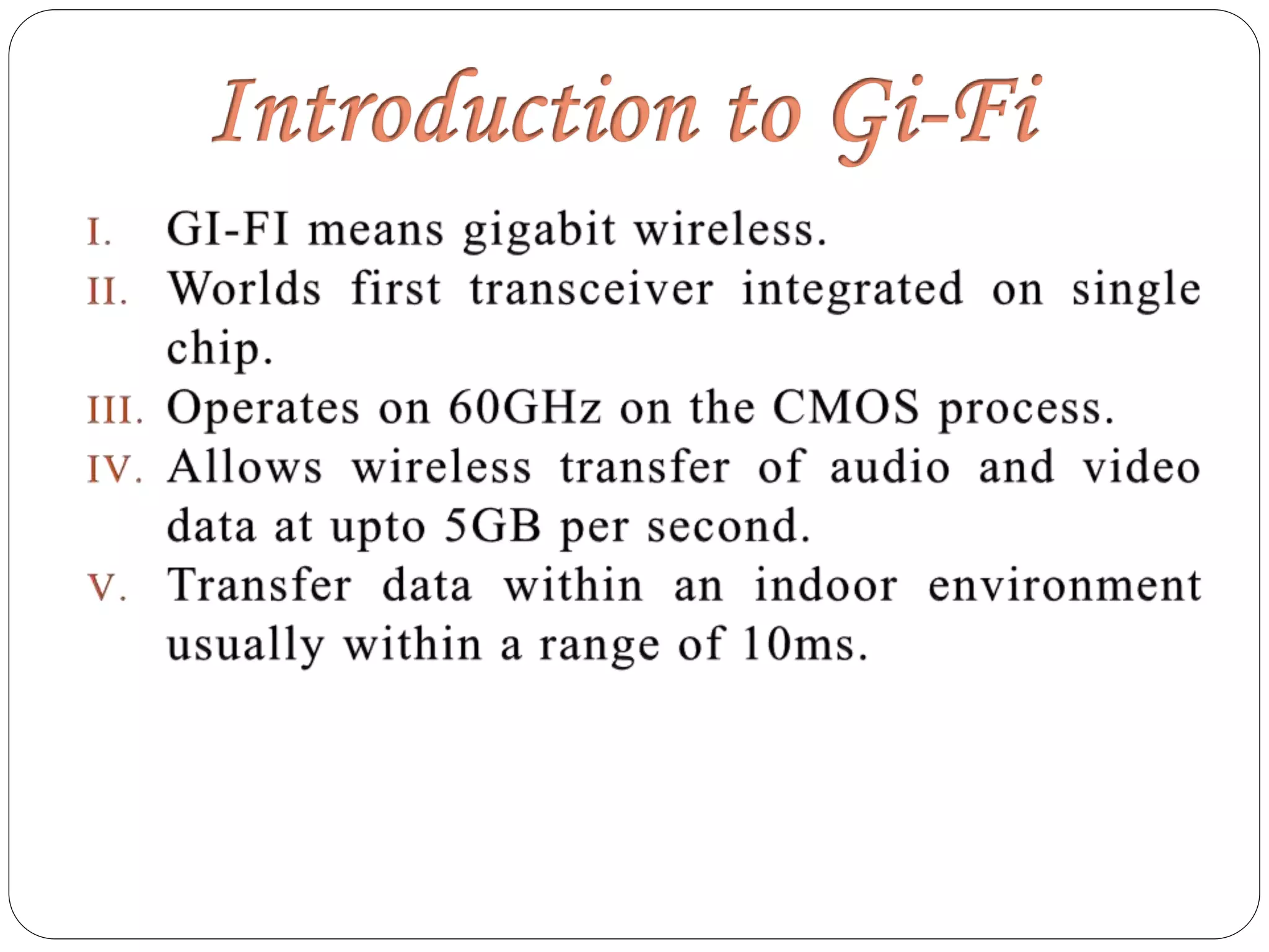 GI-FI TECHNOLOGY PPT NEW | PPT