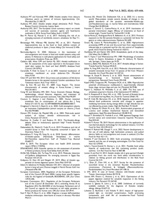 Potential of Anisakiasis in Foodborne Zoonosis | PDF