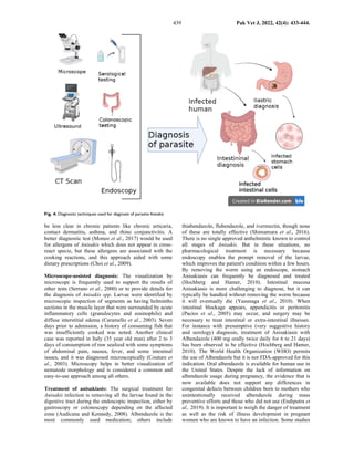 Potential of Anisakiasis in Foodborne Zoonosis | PDF