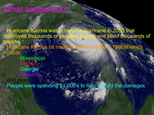Hurricane Katrina | PPT