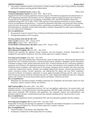 Thomas W Marshall-resume-cond.2016