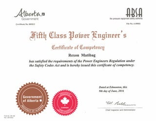 ABSA 5th Class Certificate | PPT