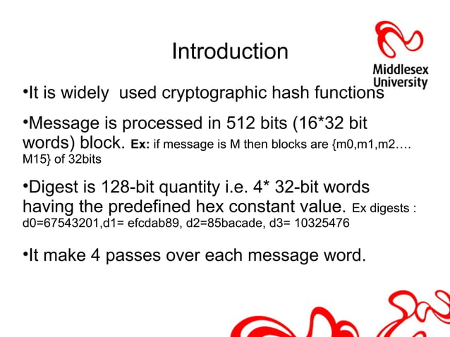 Hash Function & Analysis | PPT