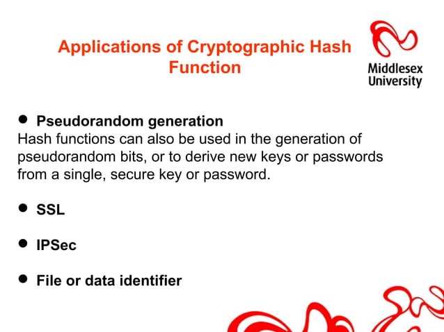 Hash Function & Analysis | PPT