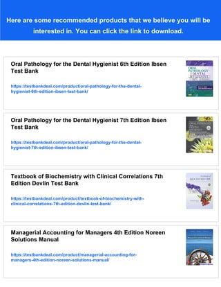 Oral Pathology Clinical Pathologic Correlations 6th Edition Regezi Test ...