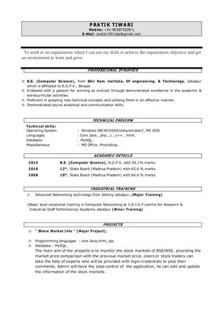 Pratik Tiwari Punep | PDF | Programming Languages | Computing