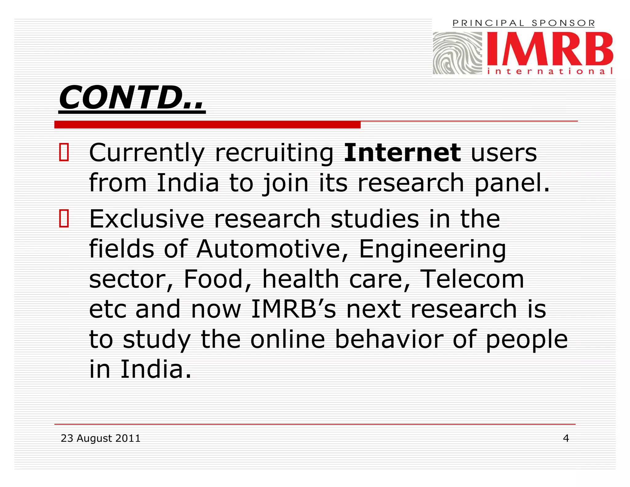 43398623 imrb-research- | PDF