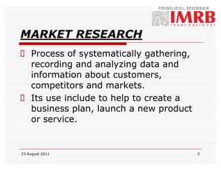 43398623 imrb-research- | PPT