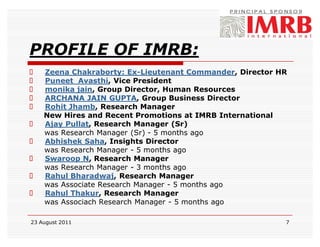 43398623 imrb-research- | PPT