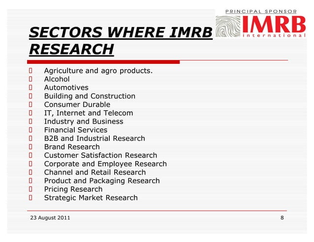 43398623 imrb-research- | PPT