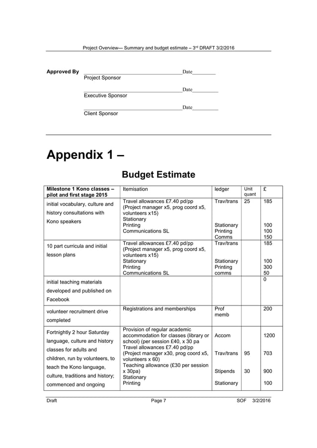 Kono Language and culture project summary Feb 2016 draft | PDF