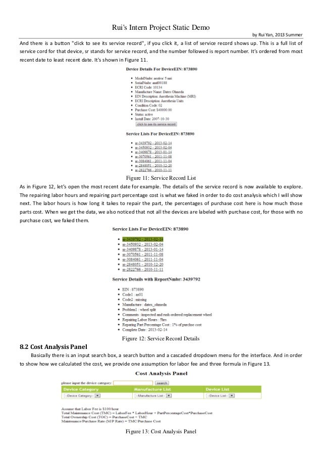 Static Demo of POC for better medical device management