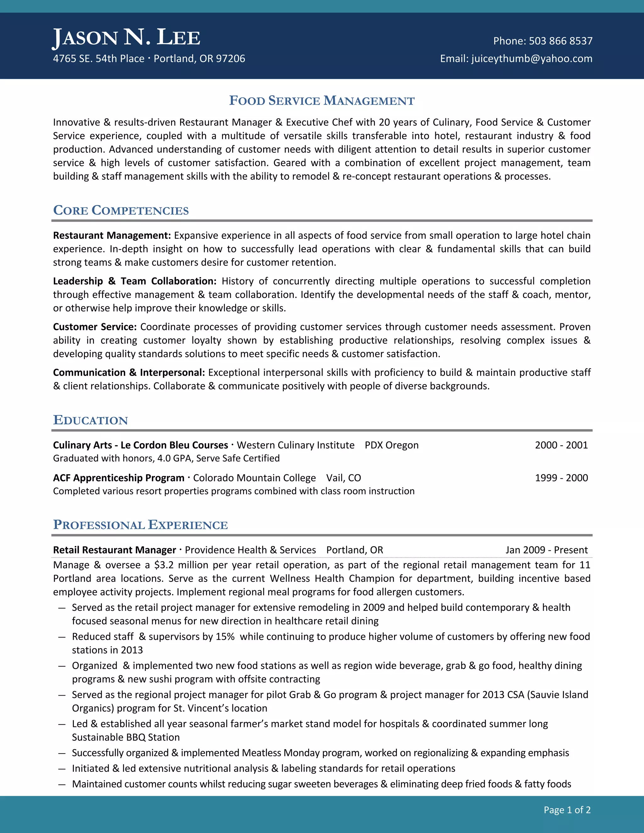 Jason Lee_Resume | PDF