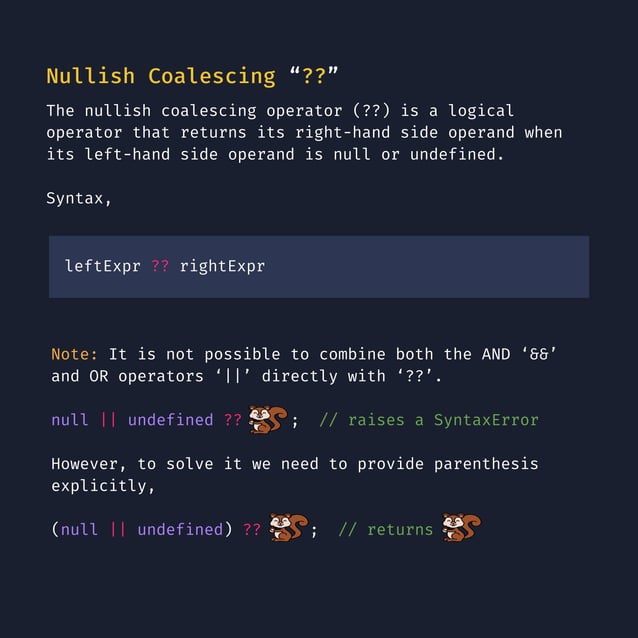 Nullish Coalescing In Javascript Pdf 