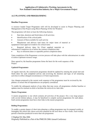 Application of Collaborative Working Agreements in the NZ Construction ...