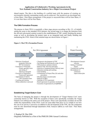 Application of Collaborative Working Agreements in the NZ Construction ...