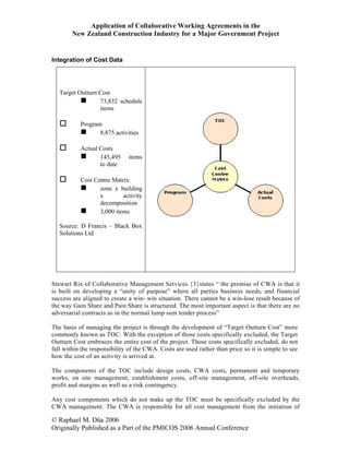 Application of Collaborative Working Agreements in the NZ Construction ...