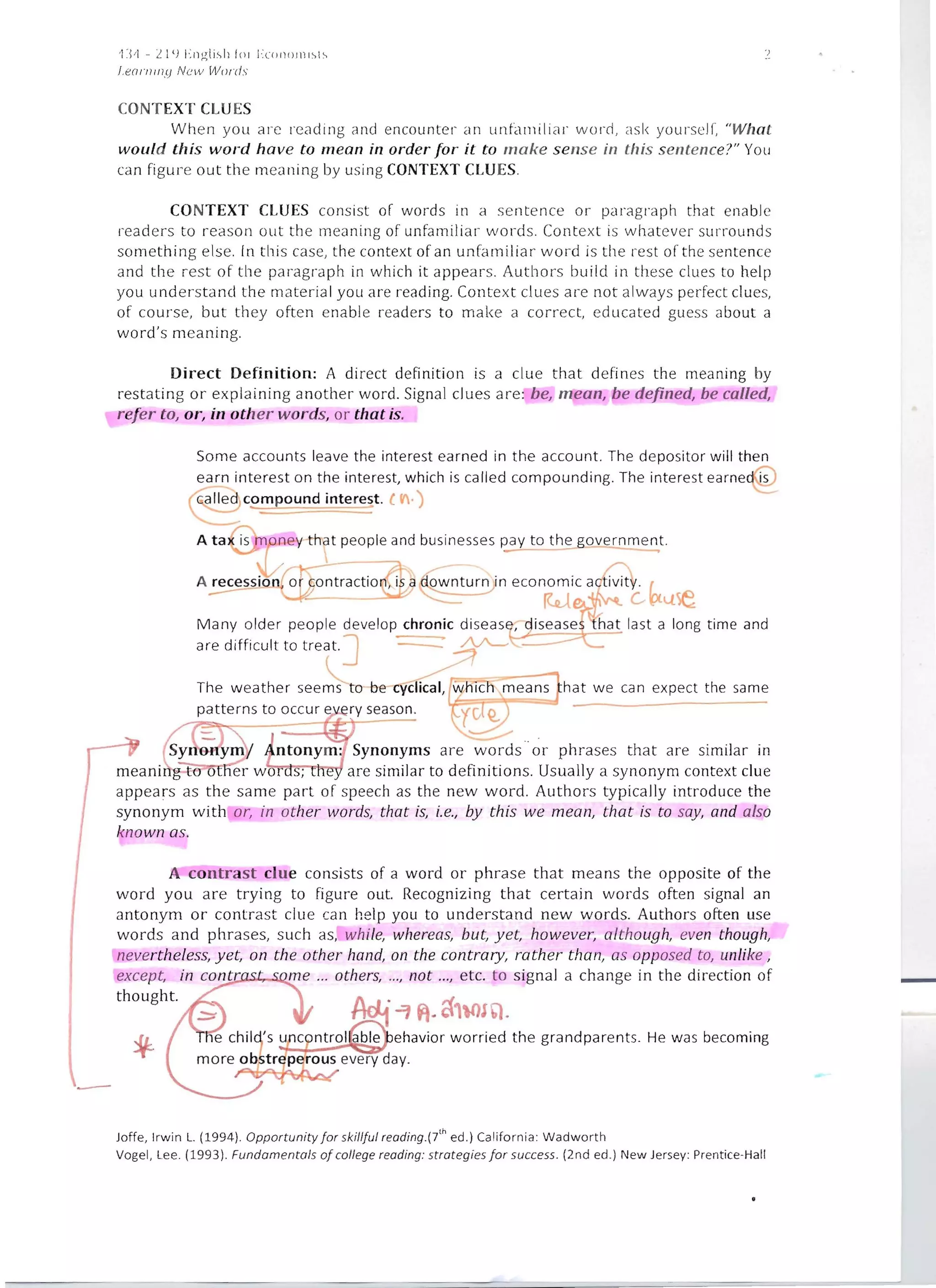 434219 learning new words | PDF