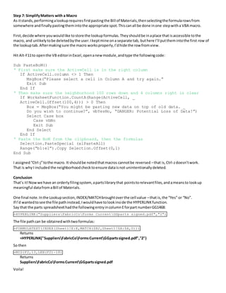 How to Build a Document Repository with Excel | DOCX | Computing ...
