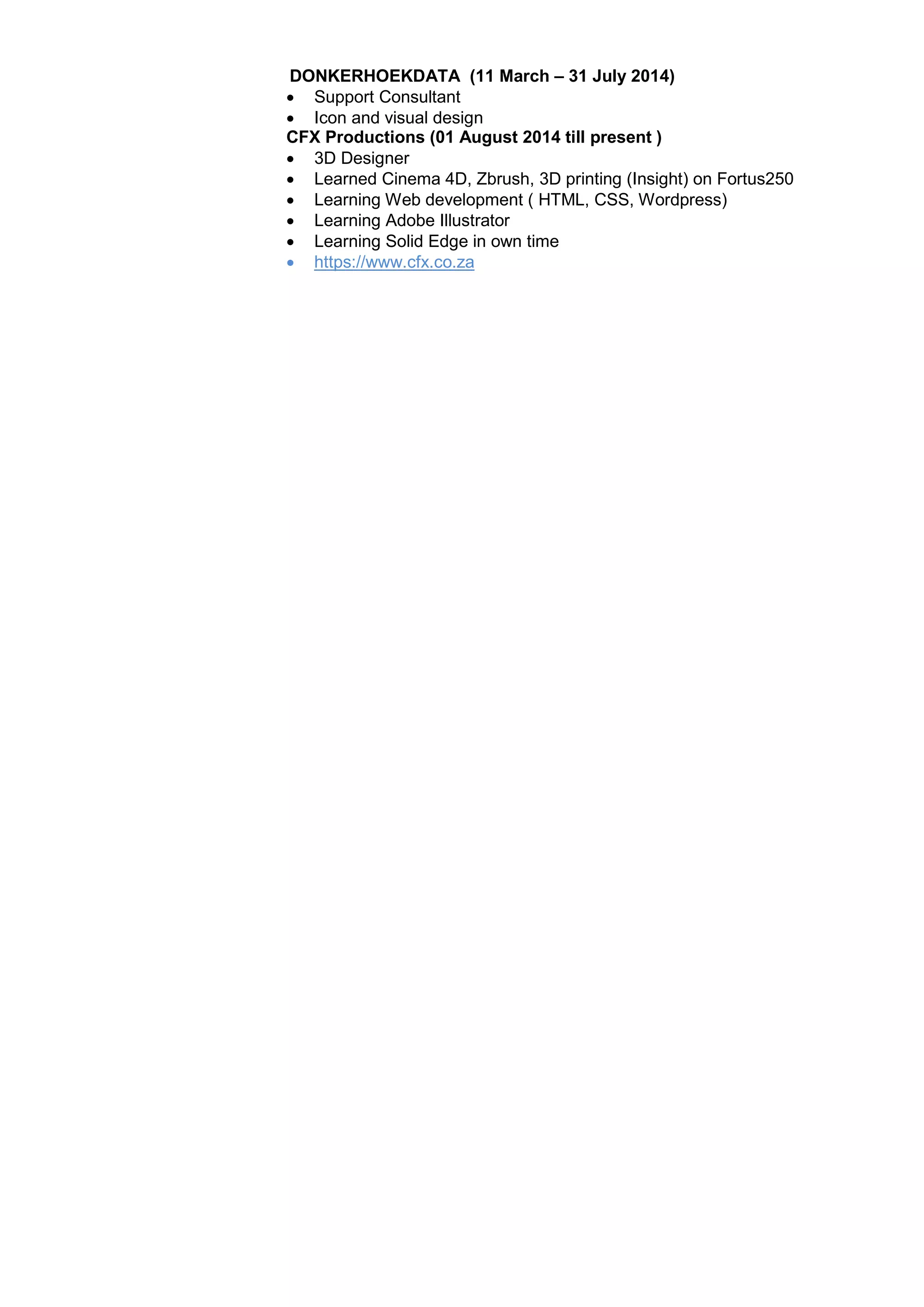 Jos CV English 04 | PDF