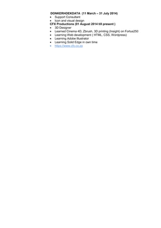 Jos CV English 04 | PDF