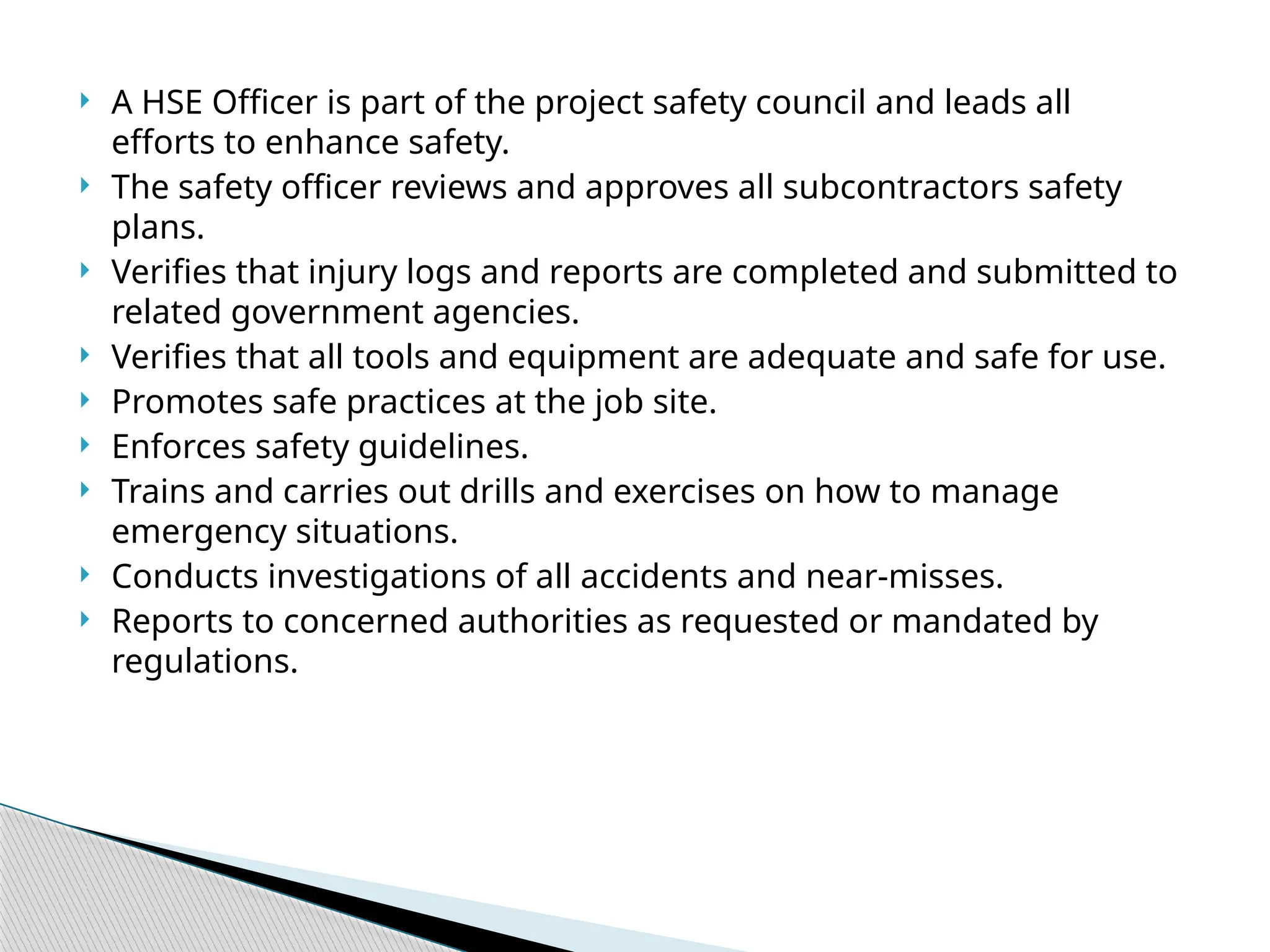 Role-and-Responsibilty-of-Safety-Officer | PPTX
