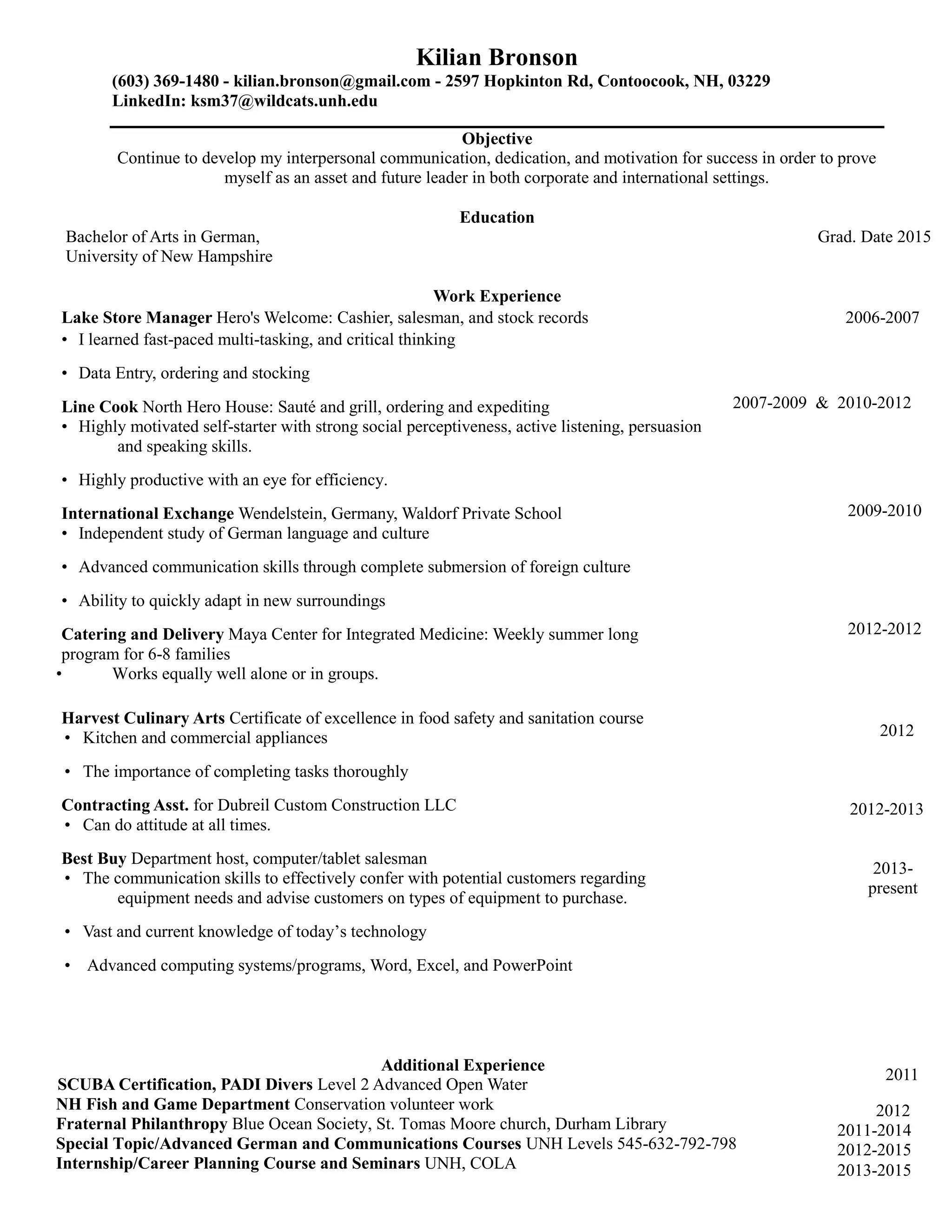 RESUME | PDF